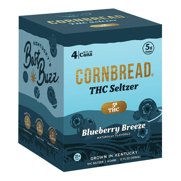 Blueberry Breeze THC Seltzer – Cornbread Hemp®
