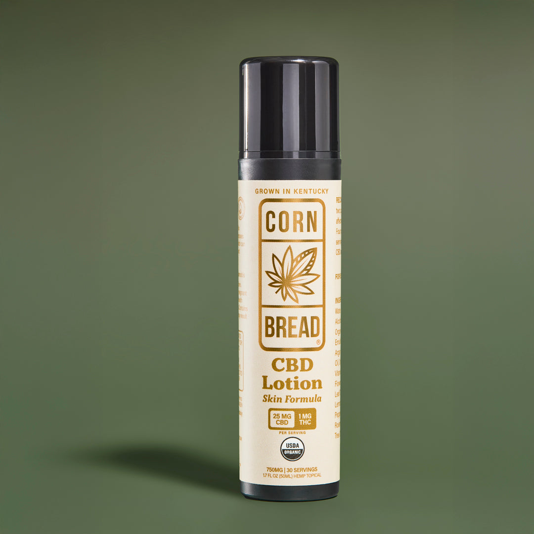 CBD Lotion for Skin - Buy CBD for Skin - Cornbread Hemp®