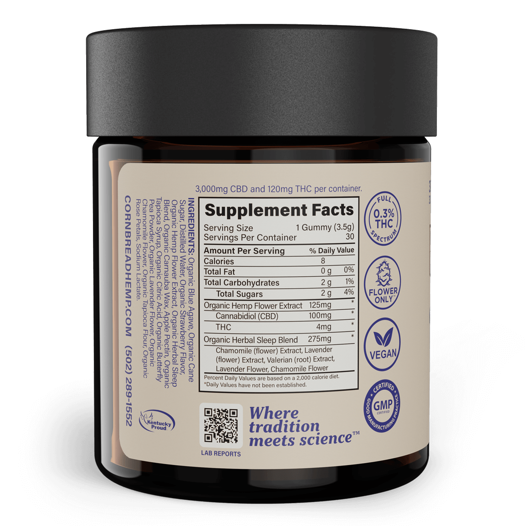 CBD Sleep Gummies - Buy CBD Gummies For Sleep - Cornbread Hemp®