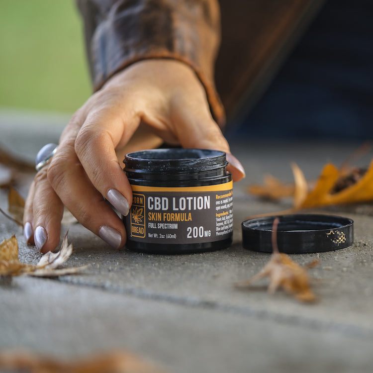 CBD Lotion for Skin - Buy CBD for Skin - Cornbread Hemp®
