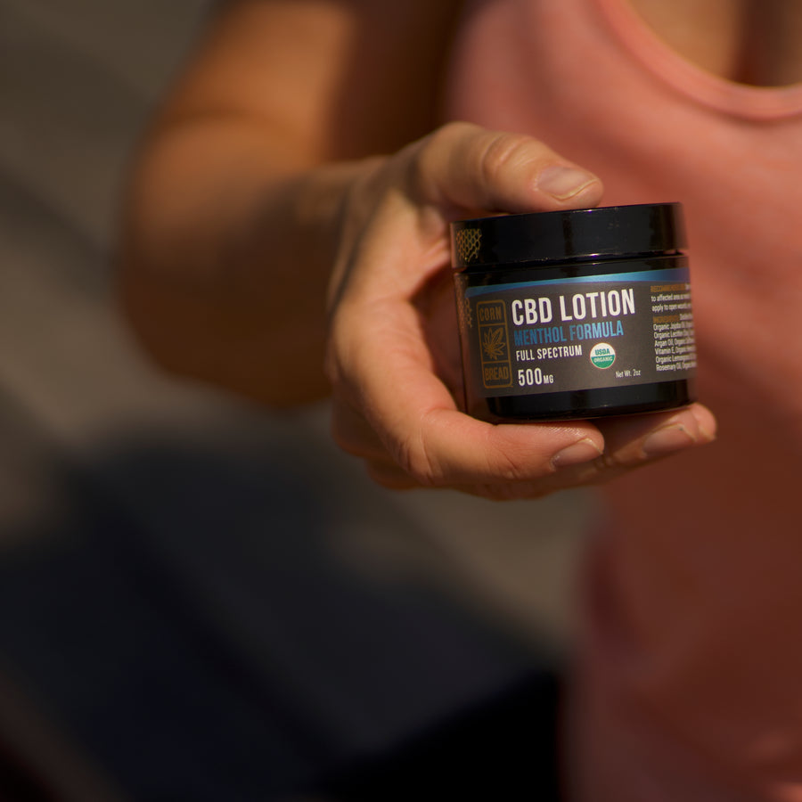 CBD Menthol Lotion - CBD Lotion For Sale - Cornbread Hemp®